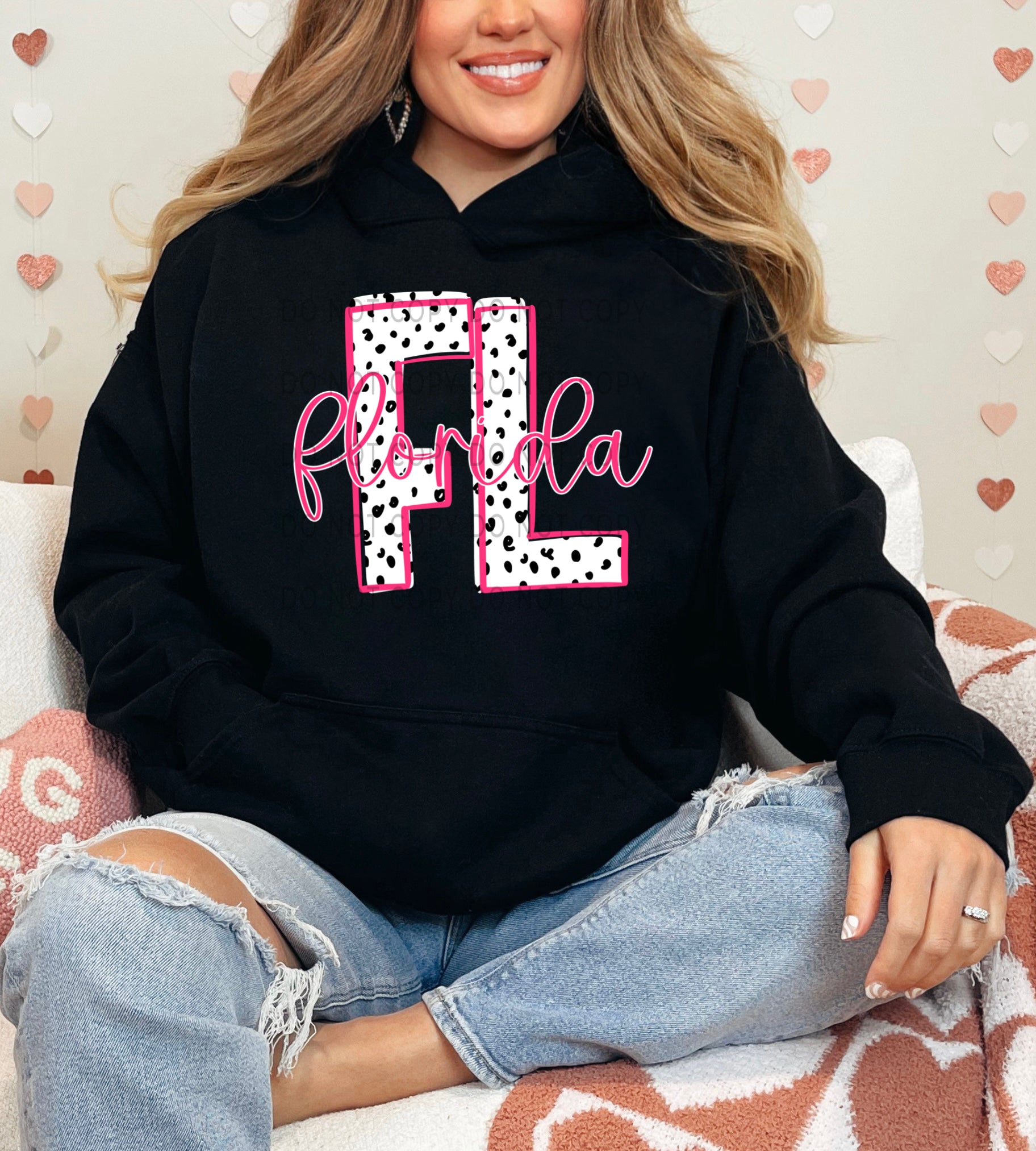 Florida Dottie Loo Pink - DTF – ABIDesignstore