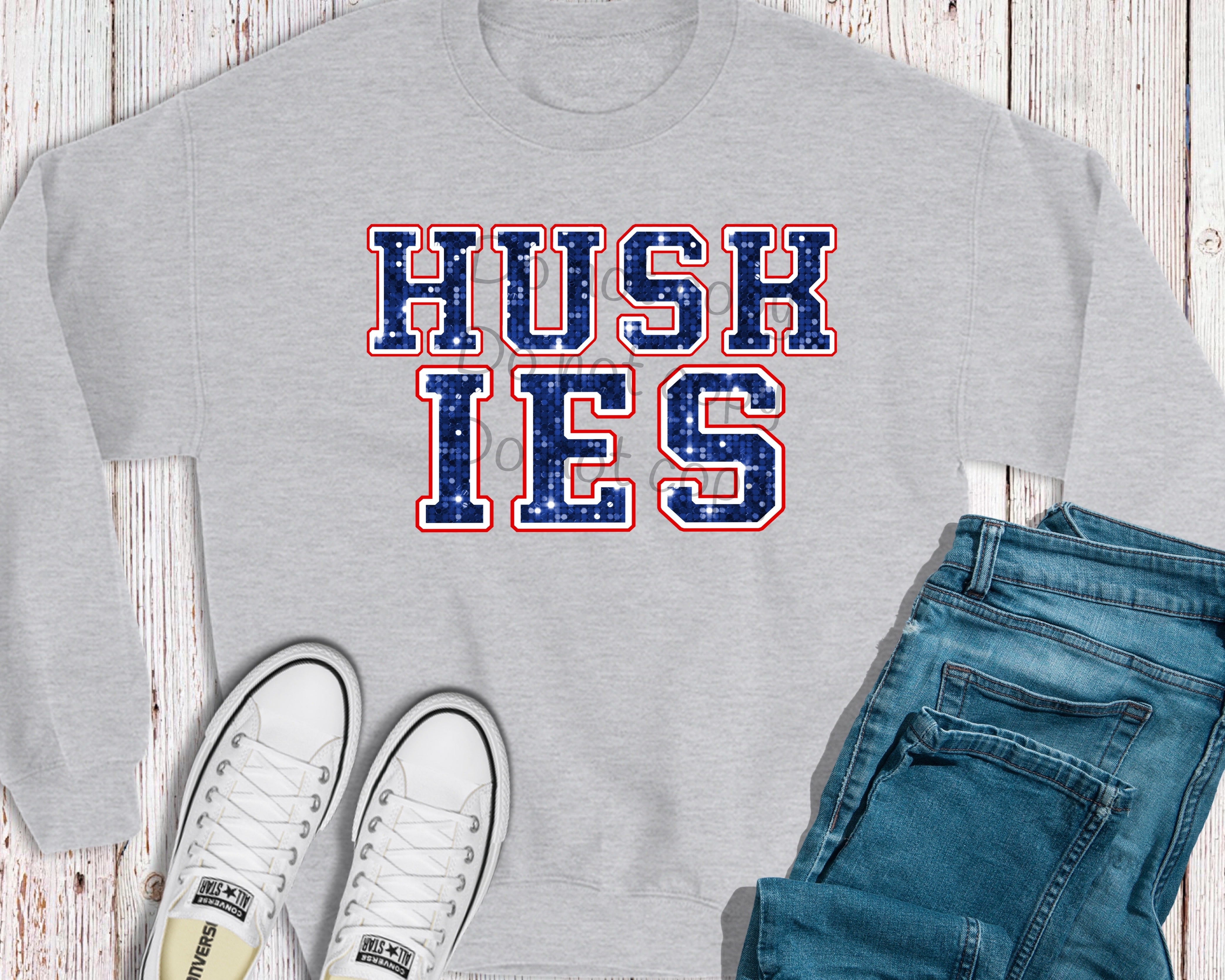 Huskies split sequin-DTF – ABIDesignstore