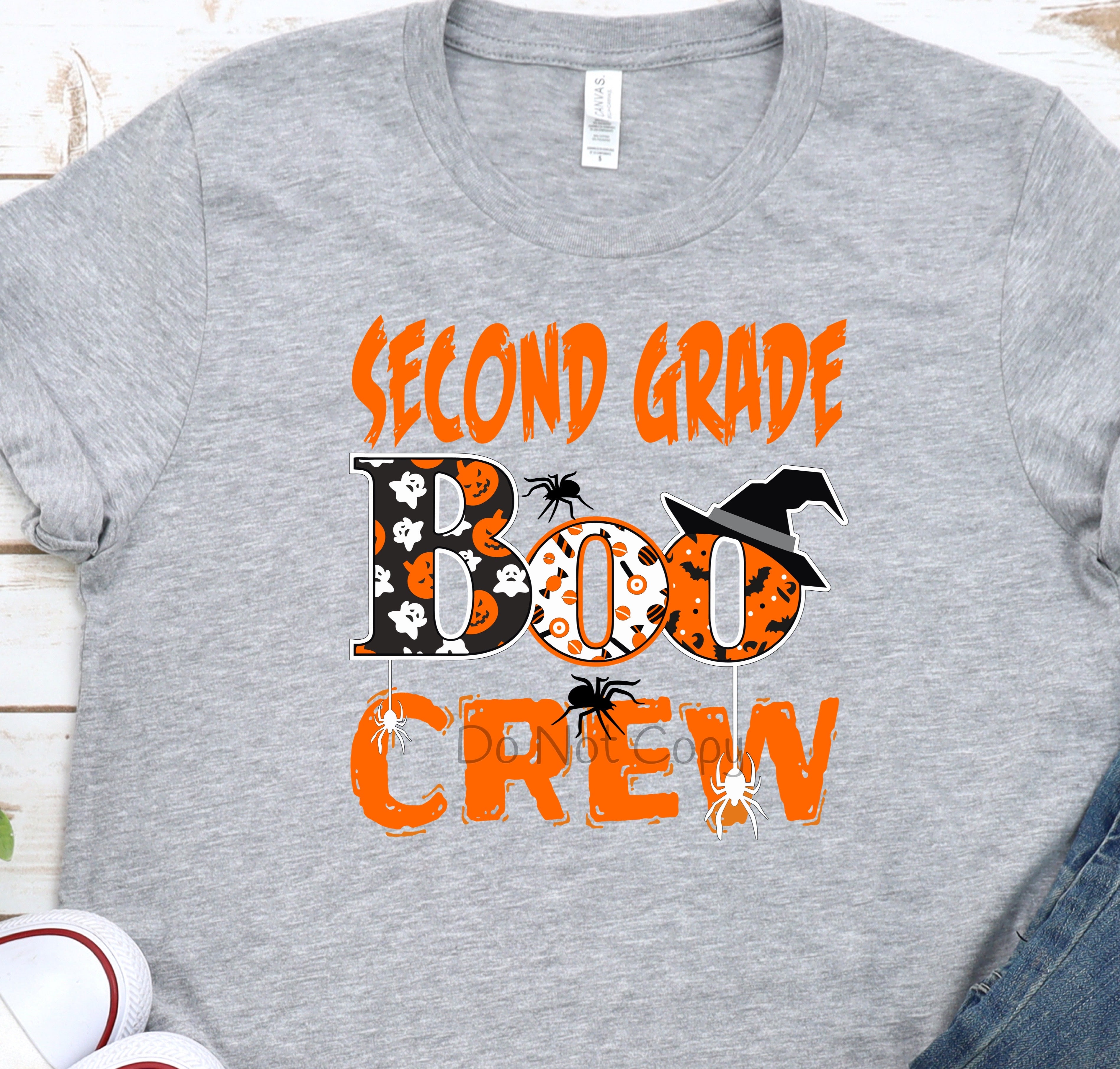 Second grade boo crew-DTF – ABIDesignstore