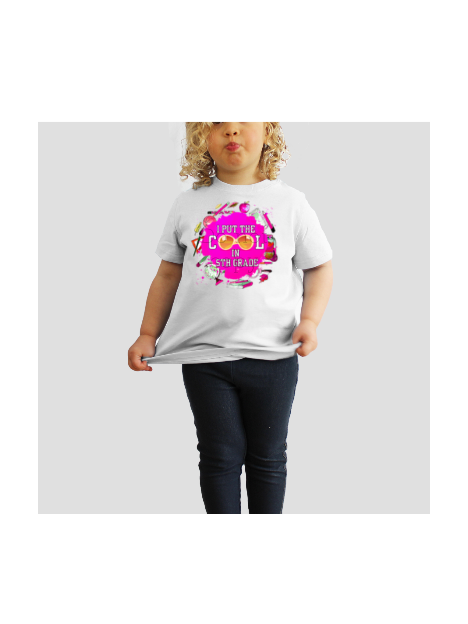 I put the cool in 5th grade pink - DTF – ABIDesignstore