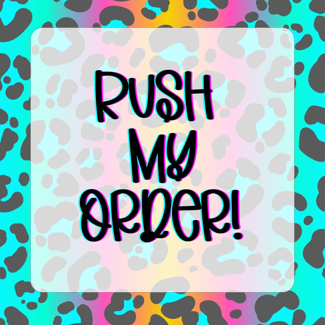 RUSH my ORDER – ABIDesignstore