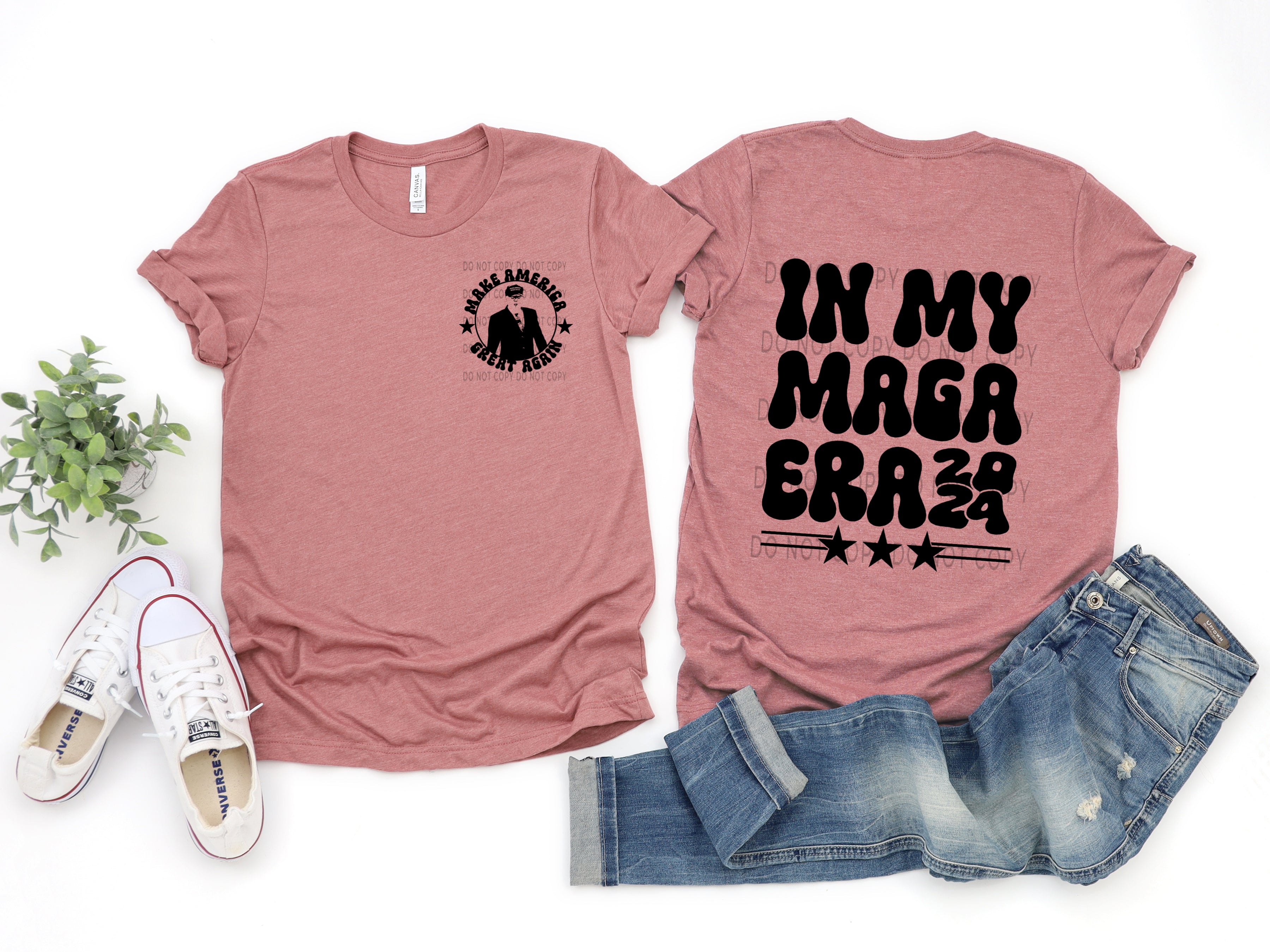 In My Maga Era Blk FRONT ONLY DTF – ABIDesignstore