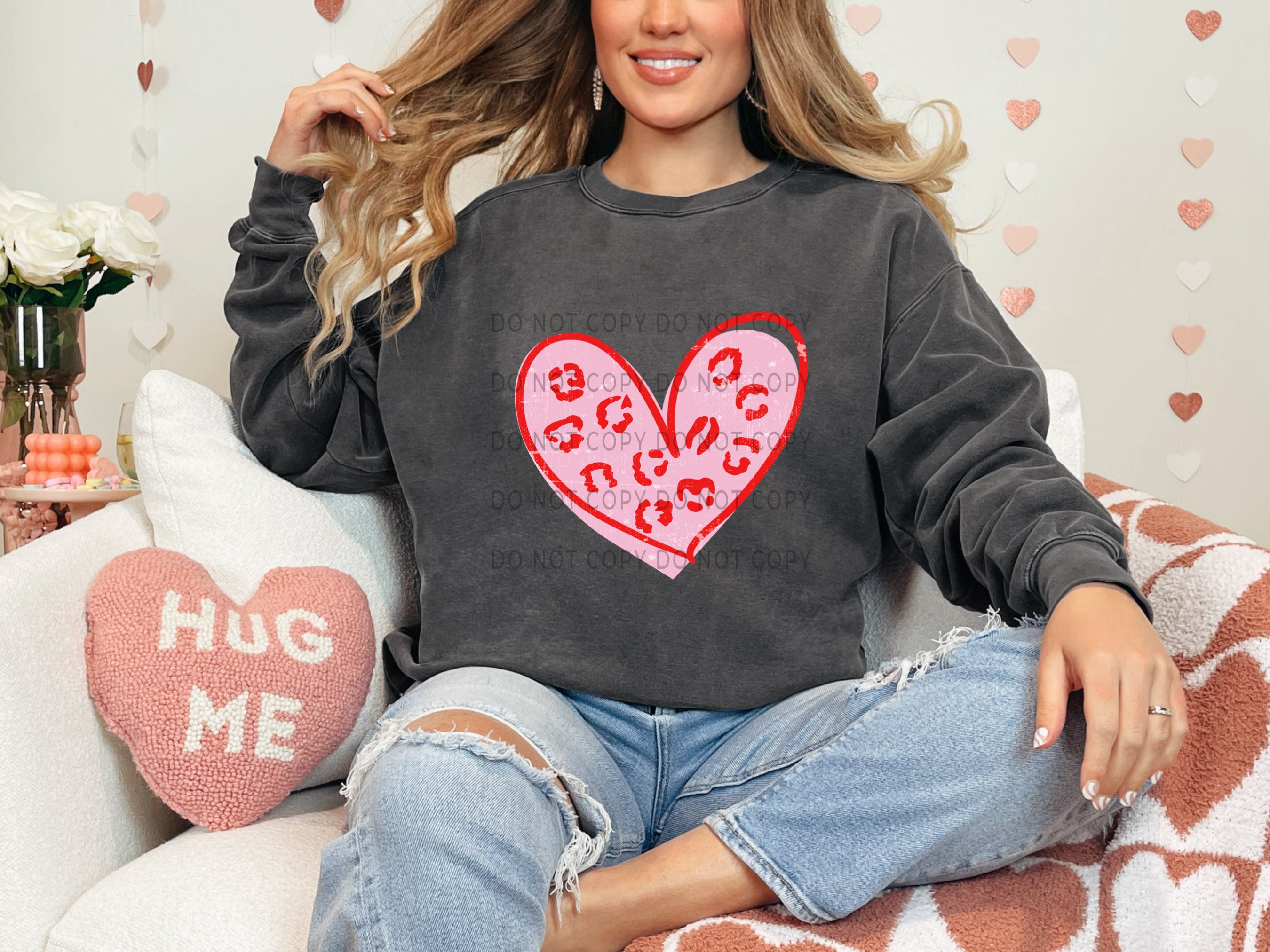 Pink Leopard Heart - DTF – ABIDesignstore