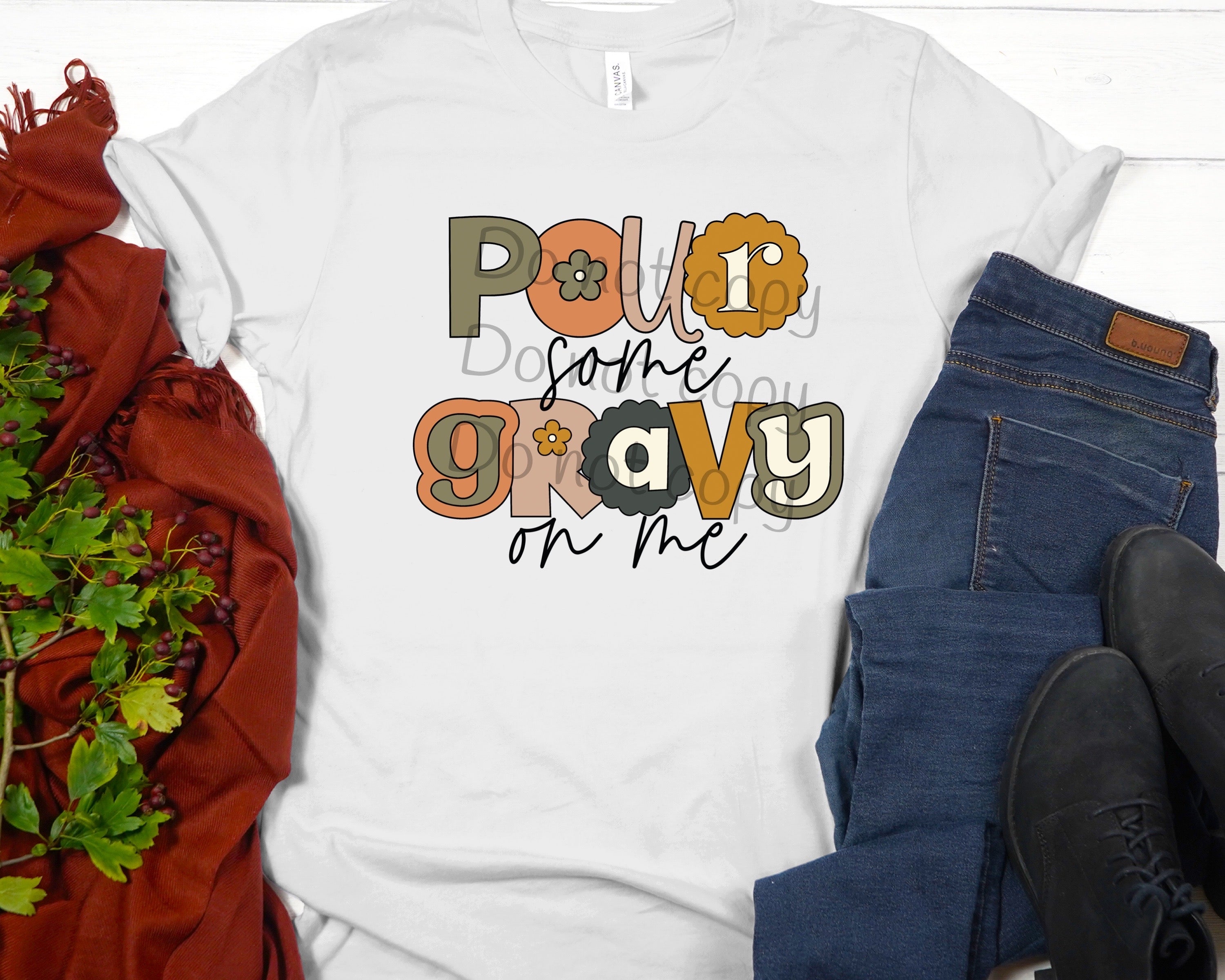 Pour some gravy on me retro-DTF – ABIDesignstore
