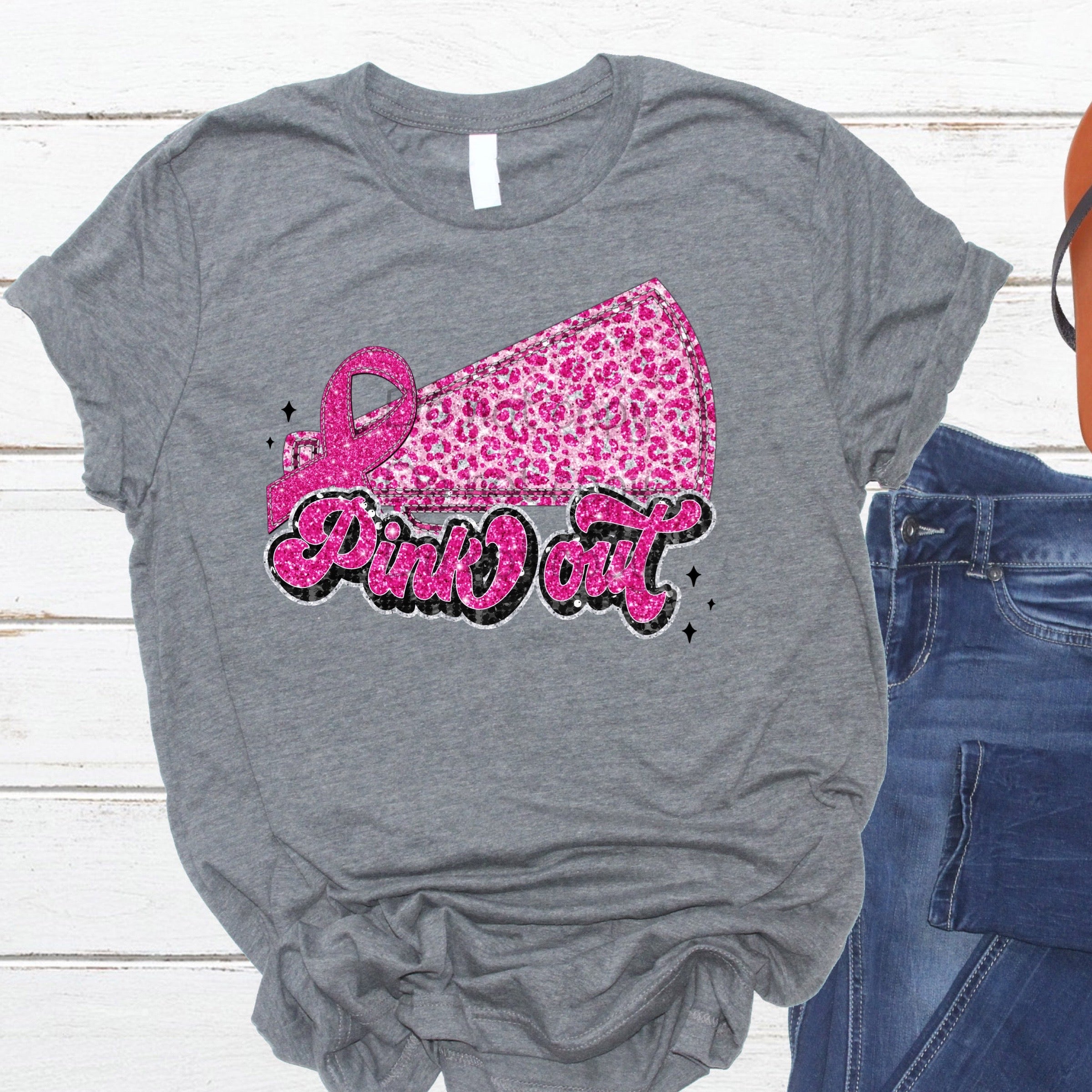 Pink out cheer-DTF – ABIDesignstore