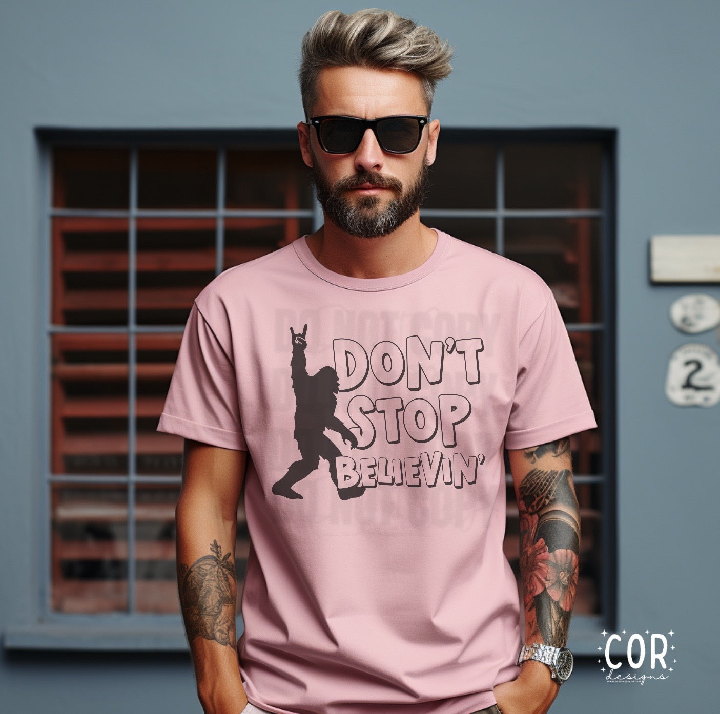 Don’t Stop Believing Blk - DTF – ABIDesignstore