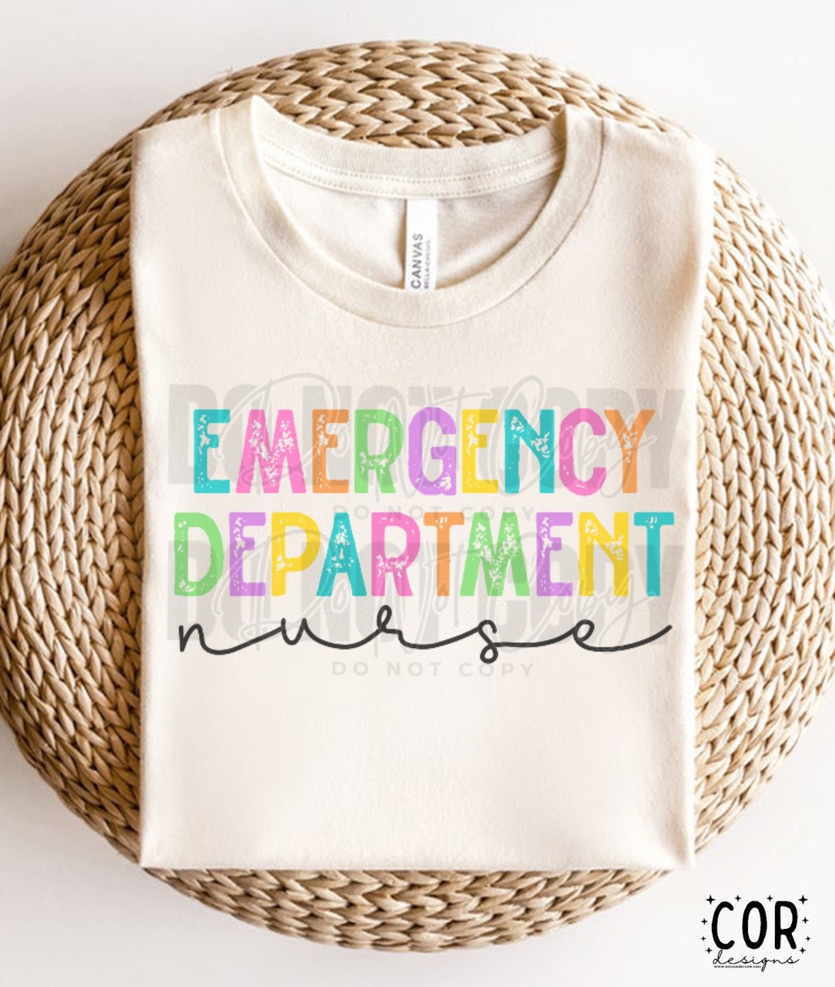 Emergency Department Nurse Neon - DTF – ABIDesignstore