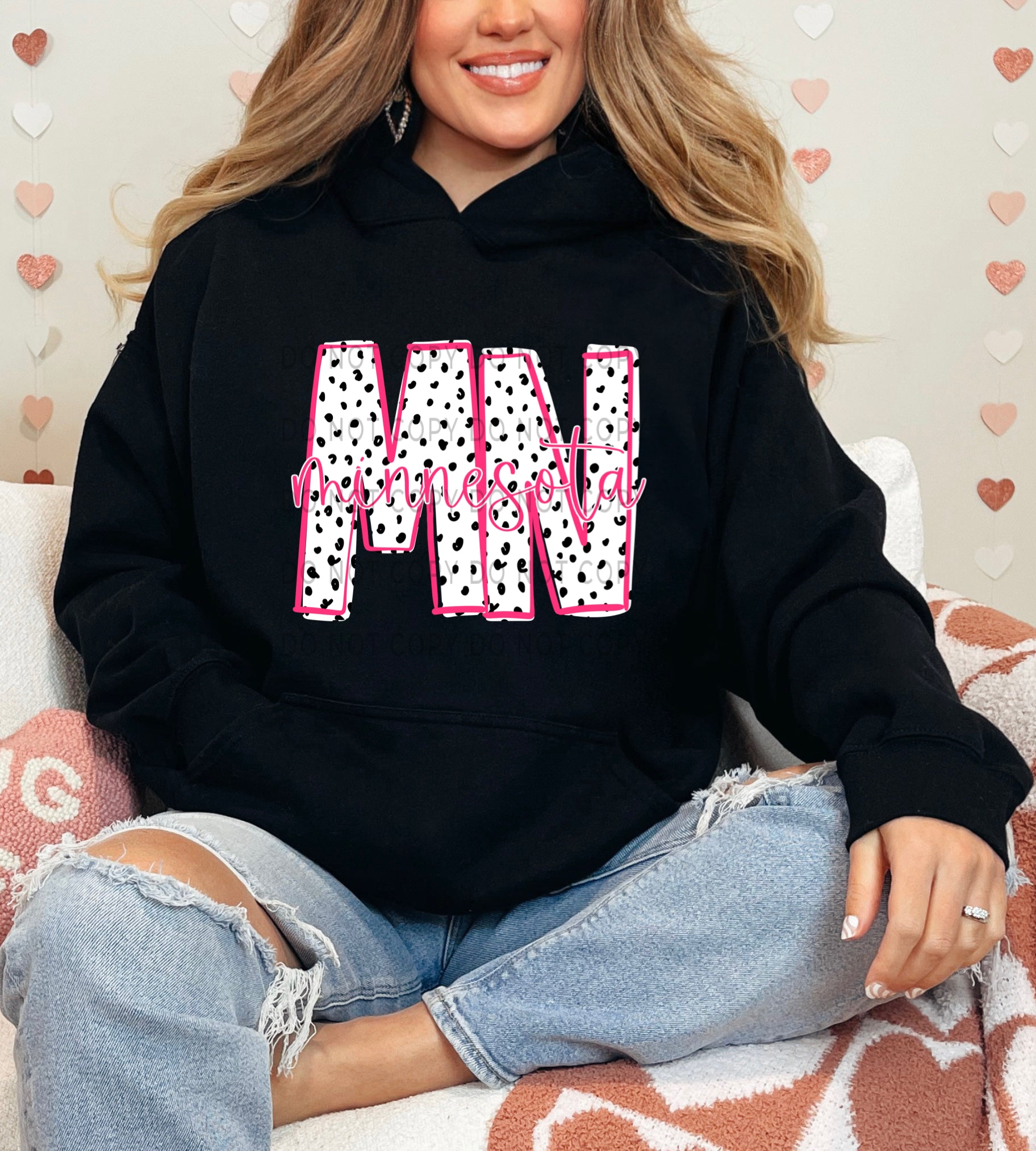 Minnesota Dottie Loo Pink - DTF – ABIDesignstore