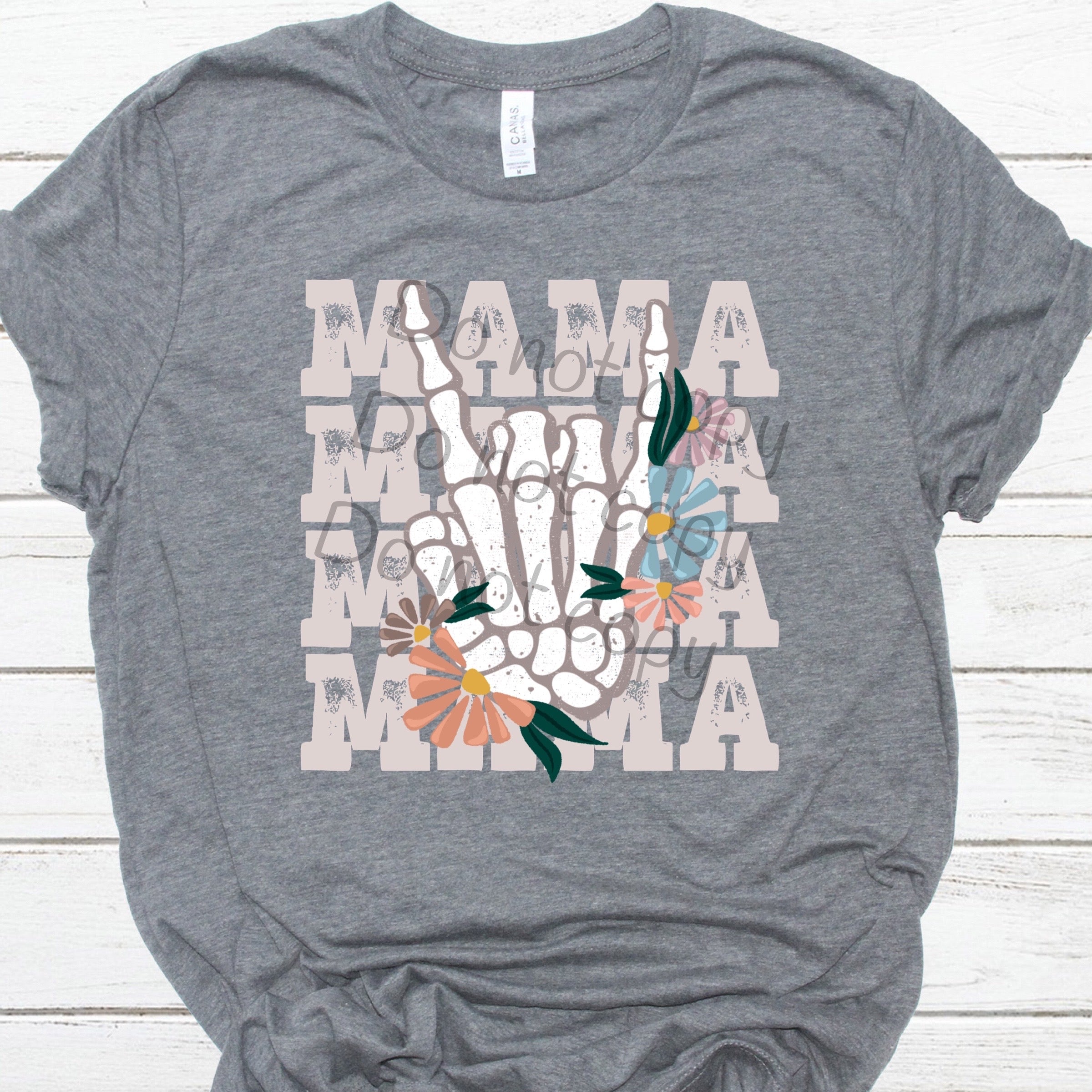 Mama skeleton hand-DTF – ABIDesignstore