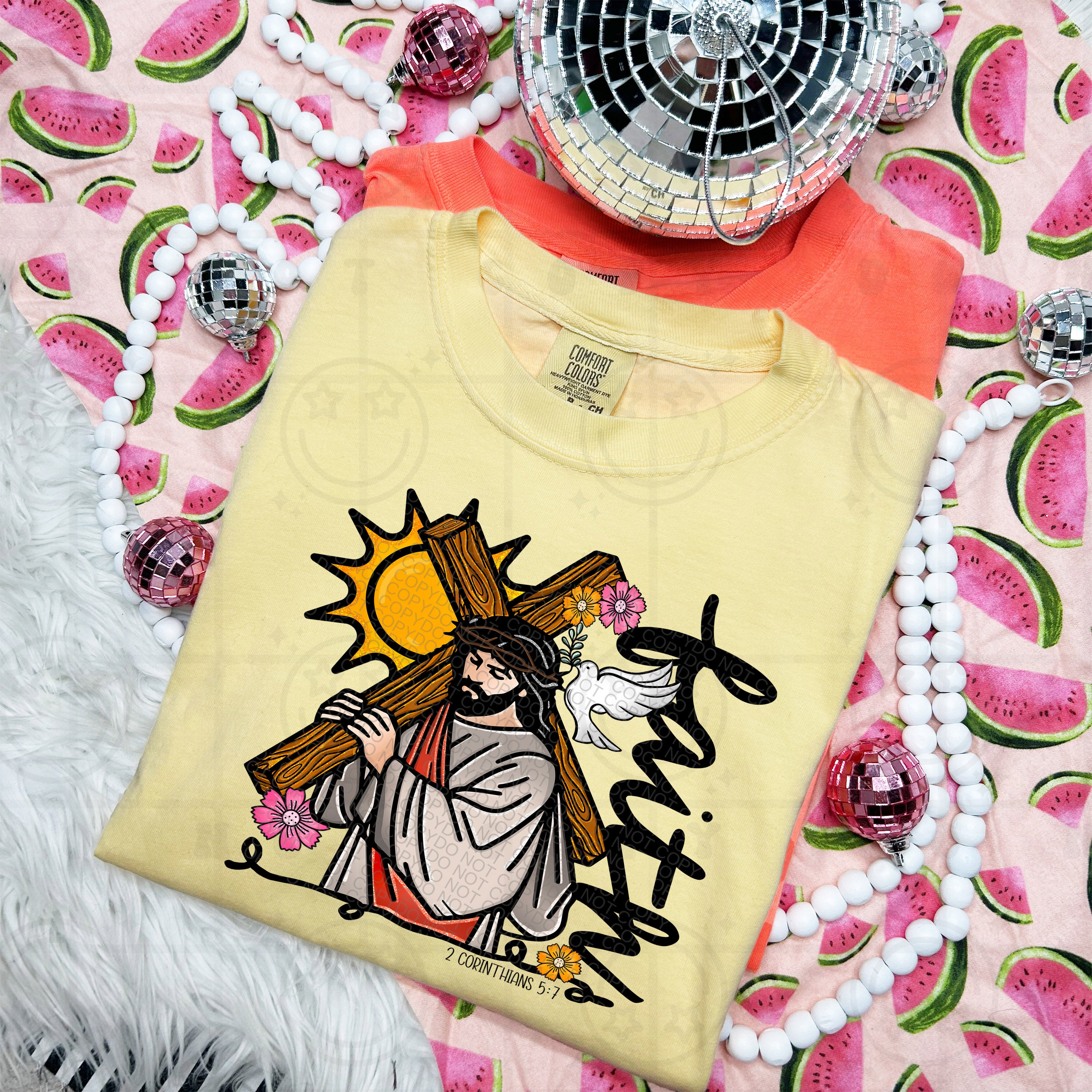 Faith cross -DTF . – ABIDesignstore