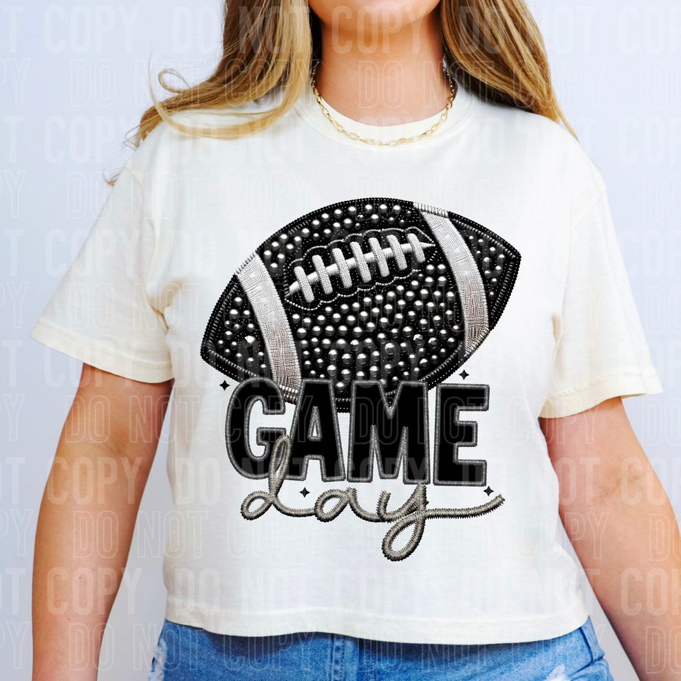 GAME DAY FOOTBALL RHINESTONE-DTF – ABIDesignstore