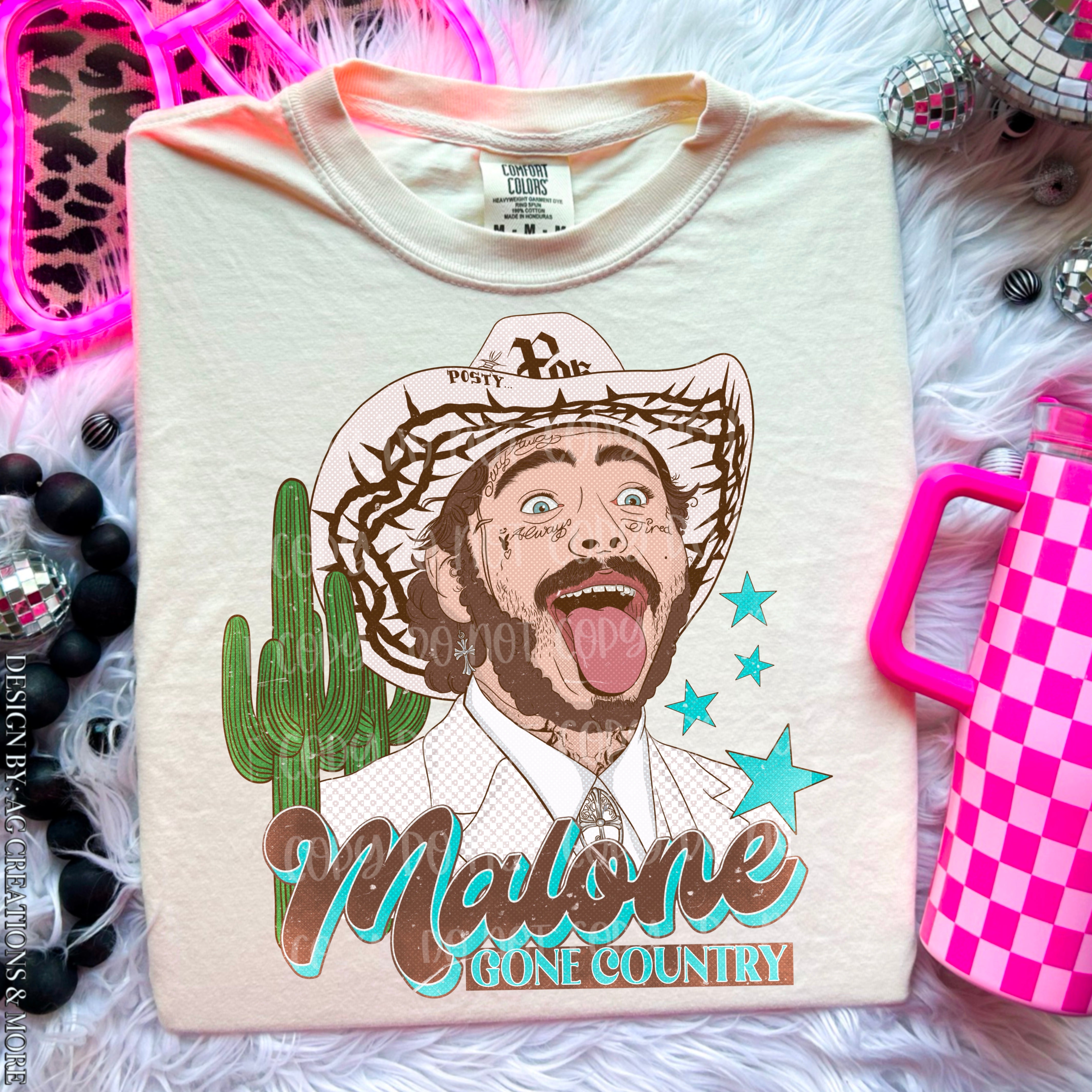 Malone gone country - DTF – ABIDesignstore