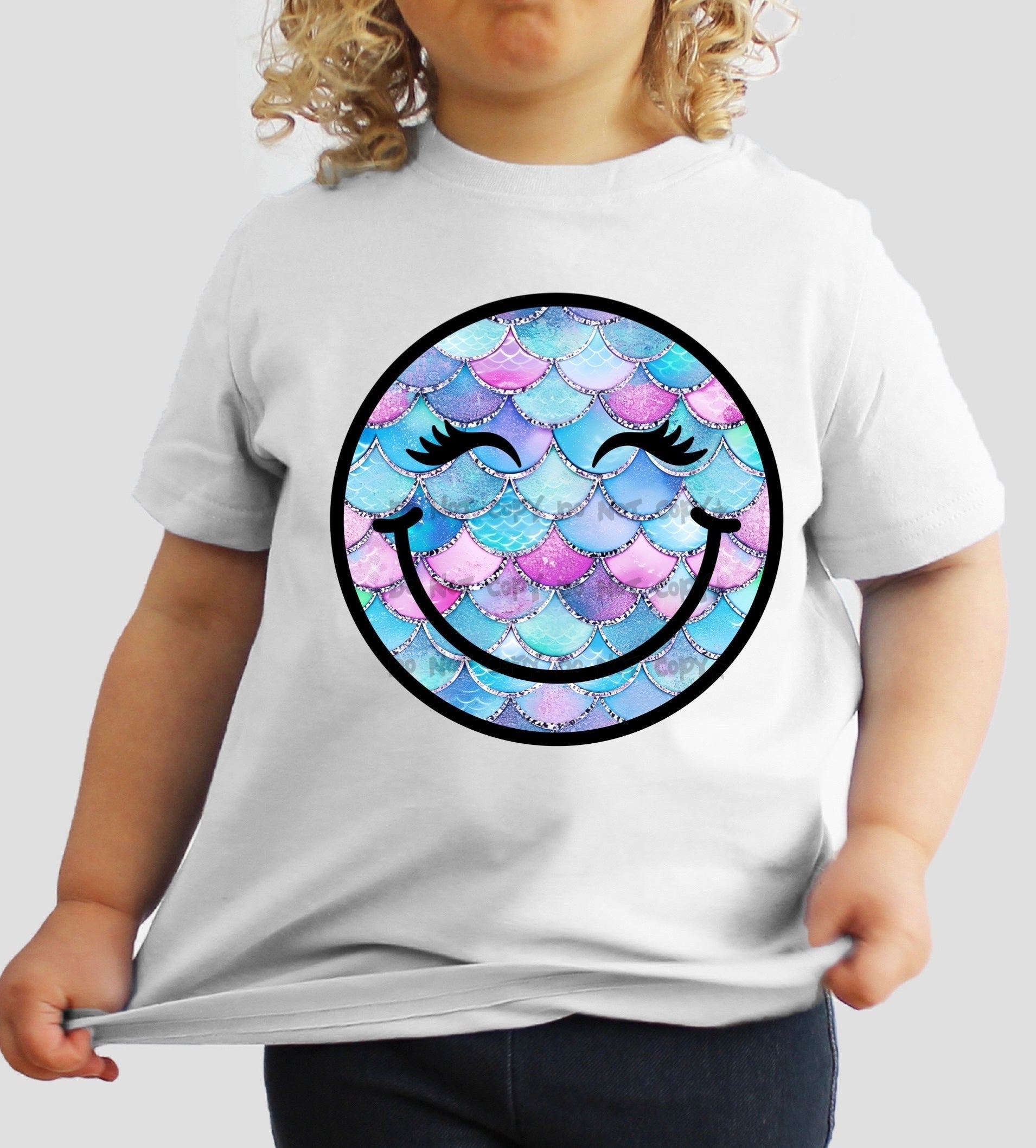 Mermaid smiley-DTF – ABIDesignstore