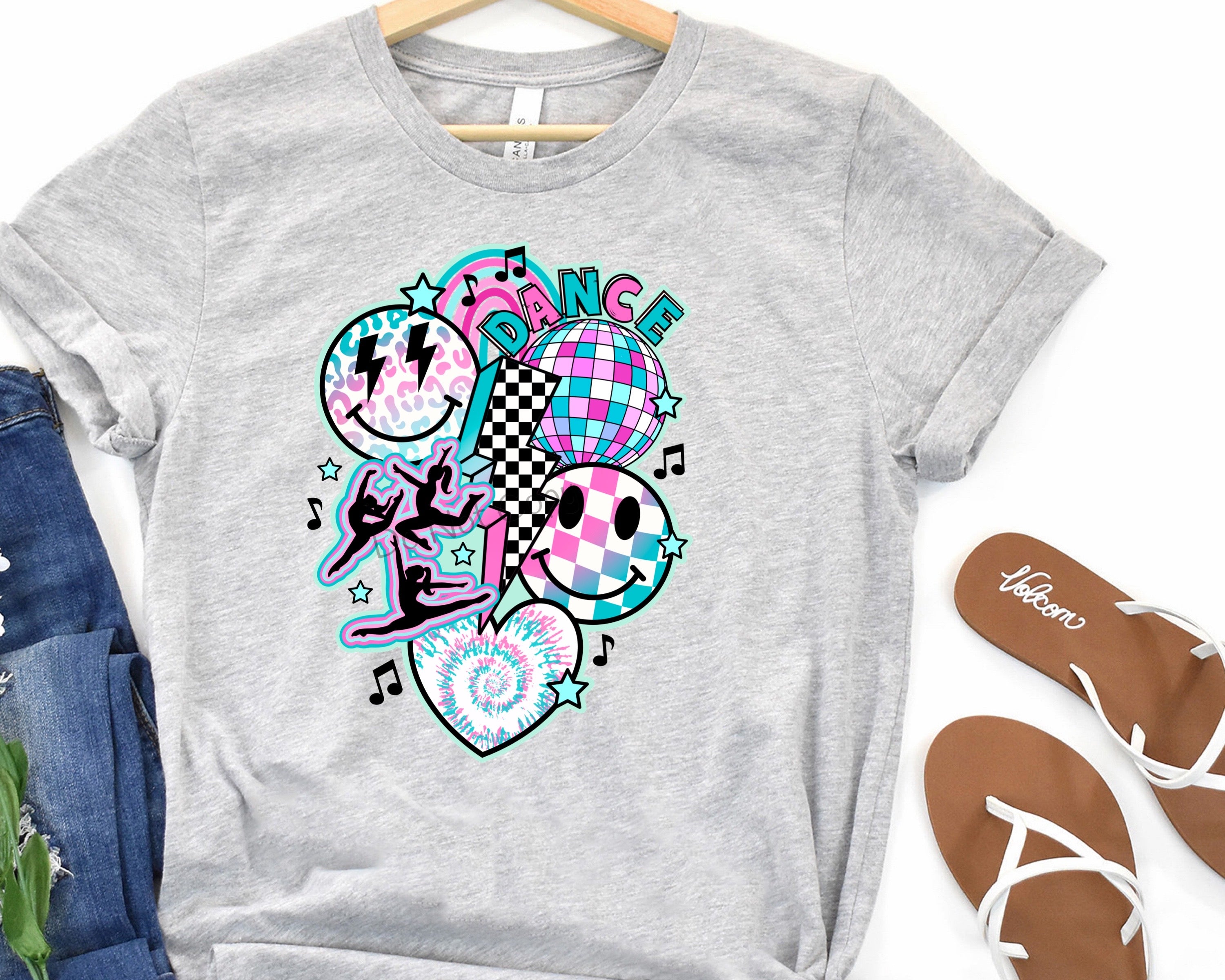 Retro dance collage-DTF – ABIDesignstore