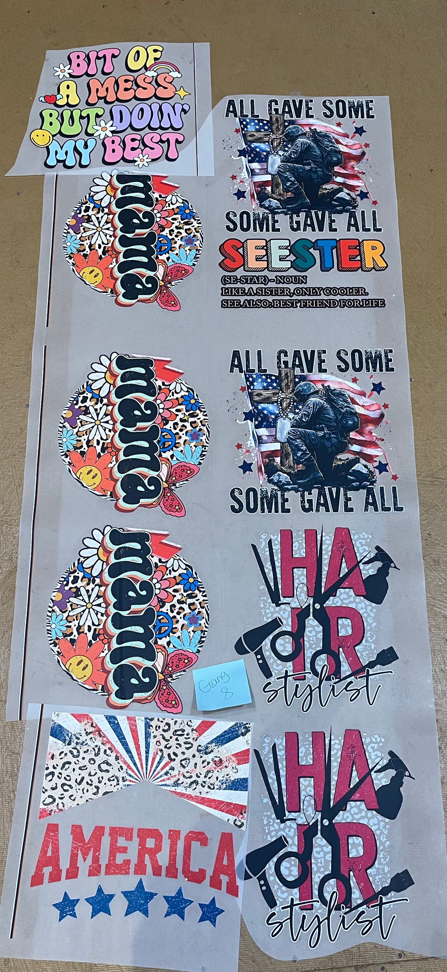 RANDOM PREMADE GANGS! – ABIDesignstore