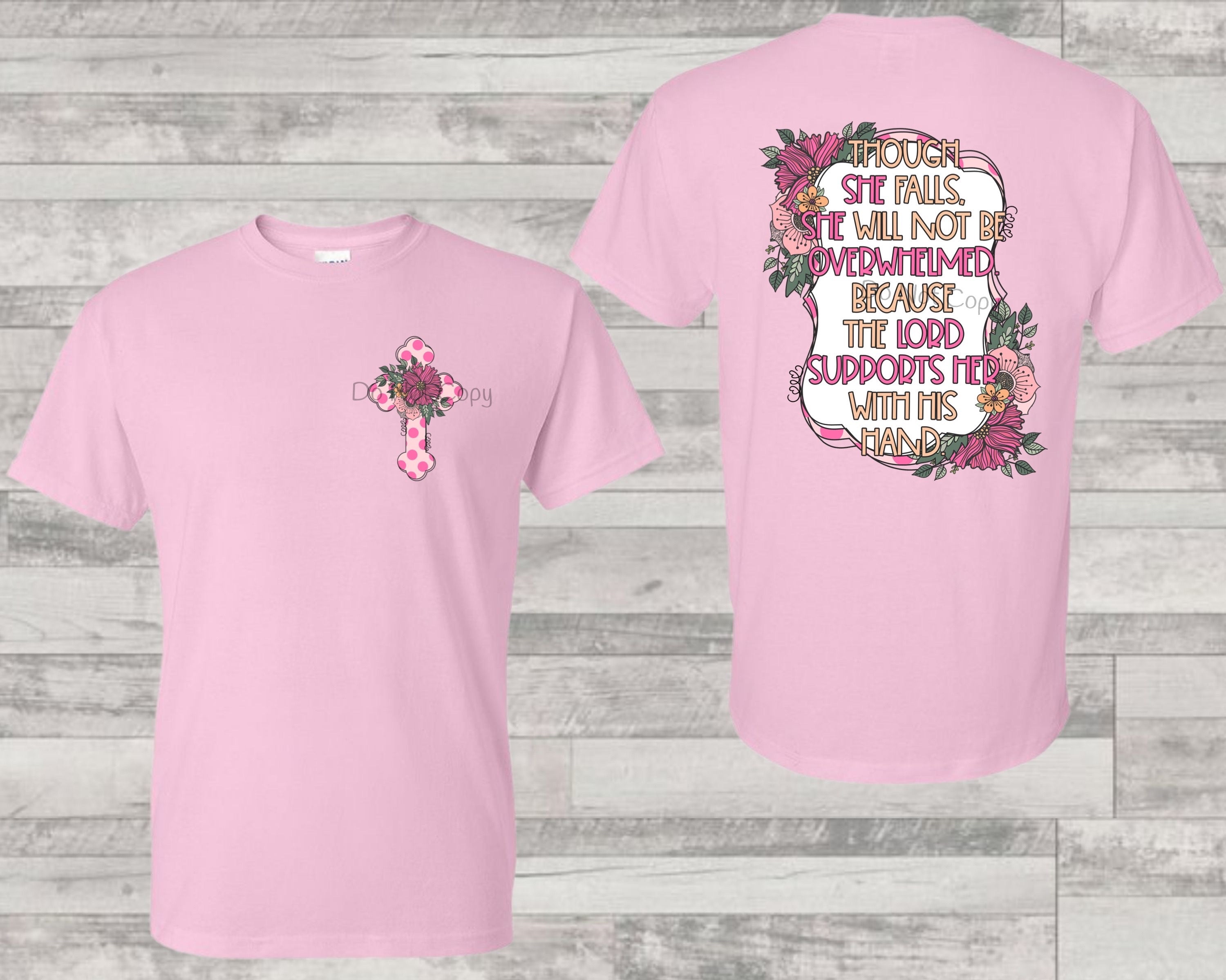 Though she falls (FRONT) -DTF – ABIDesignstore