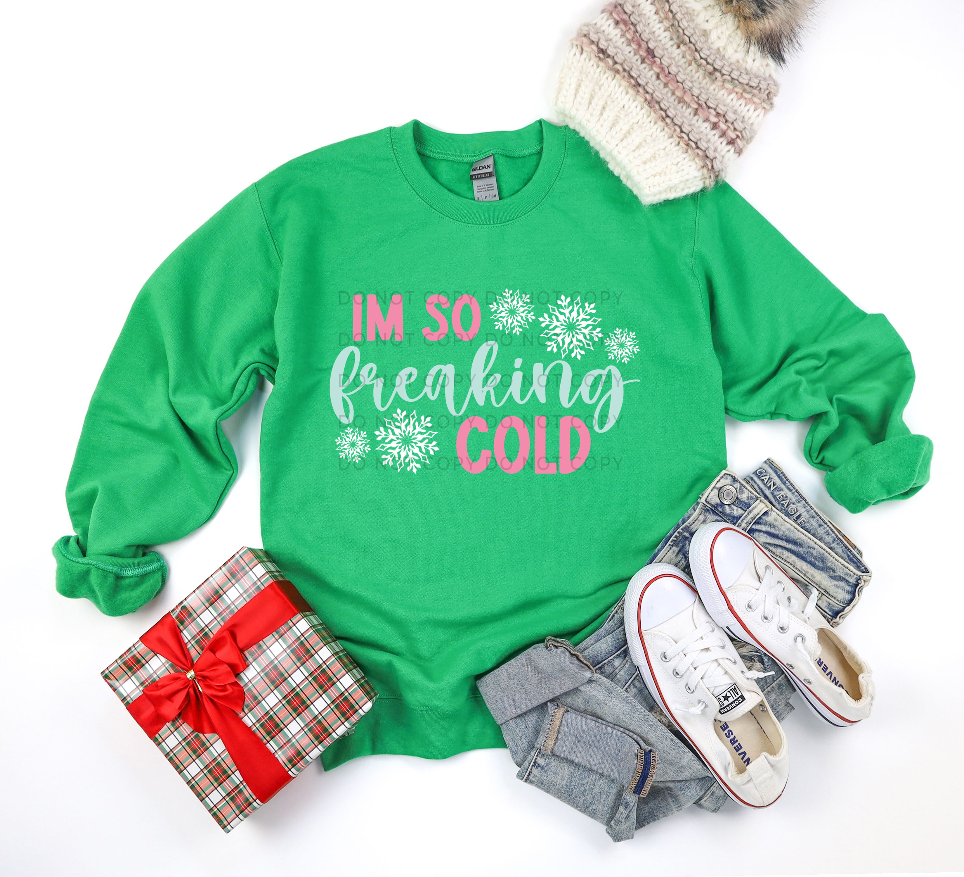 I’m So Freaking Cold Pink And Blue - DTF – ABIDesignstore