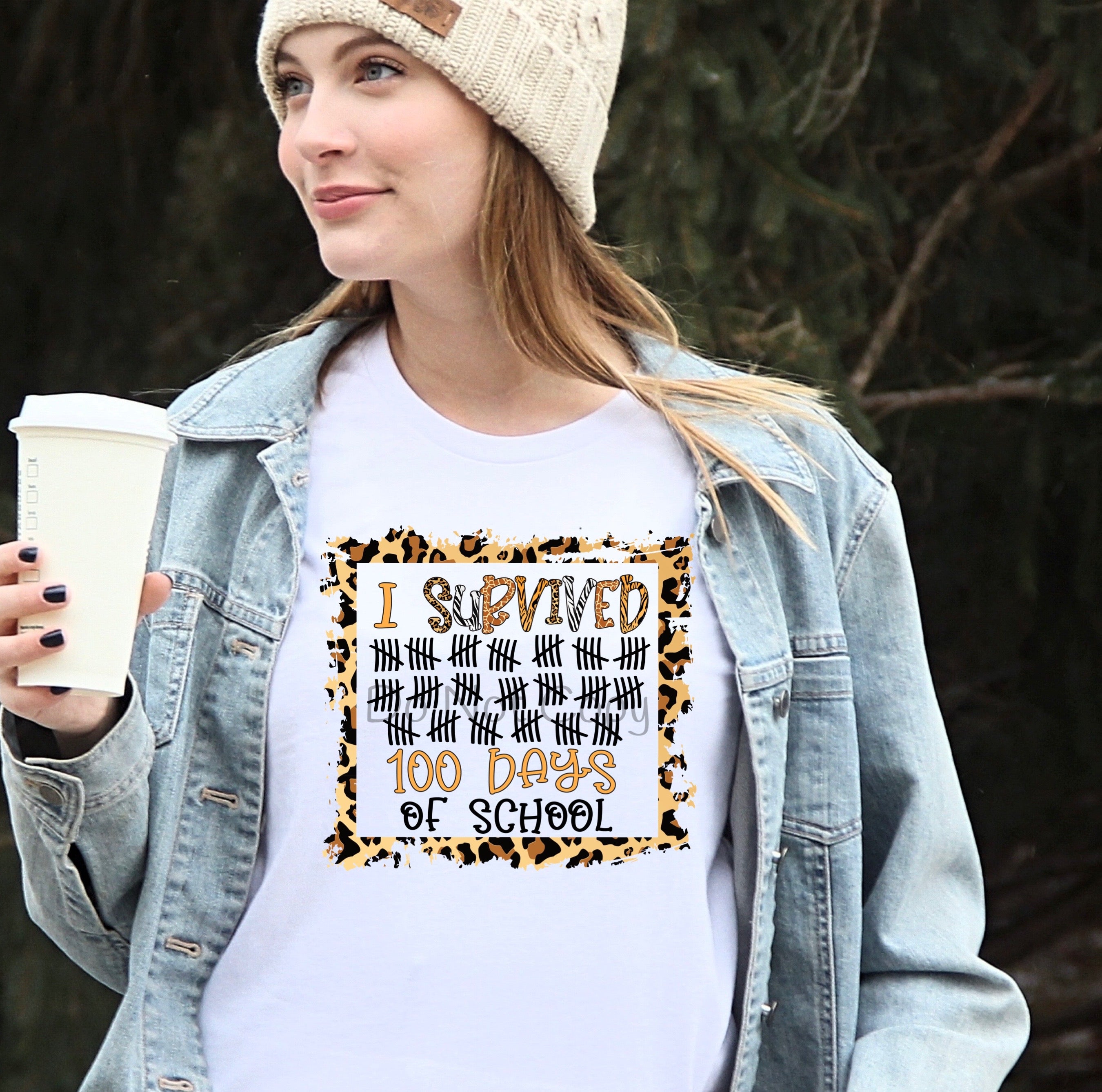 I survived 100 days of school-DTF – ABIDesignstore