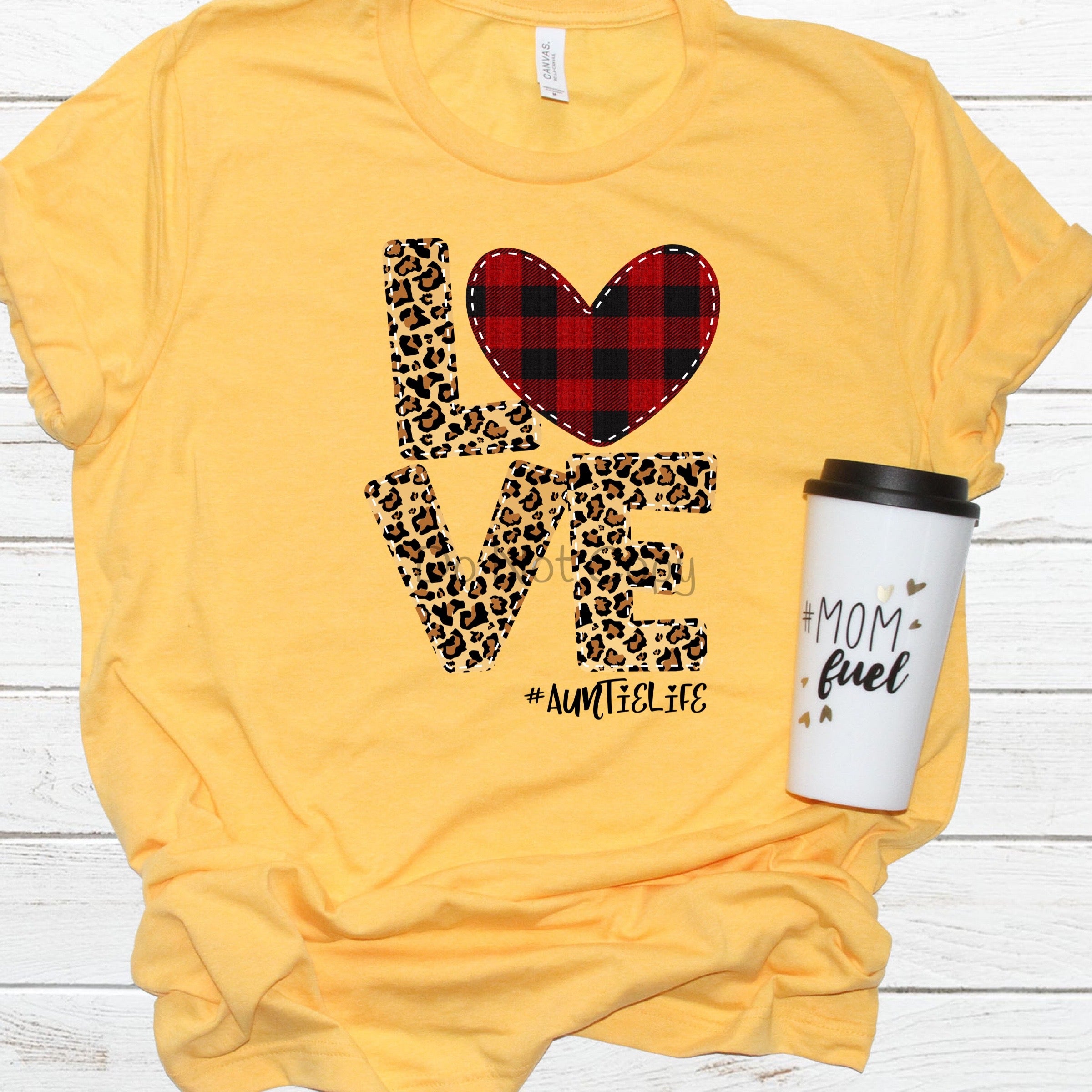 Love stacked auntie life-DTF – ABIDesignstore