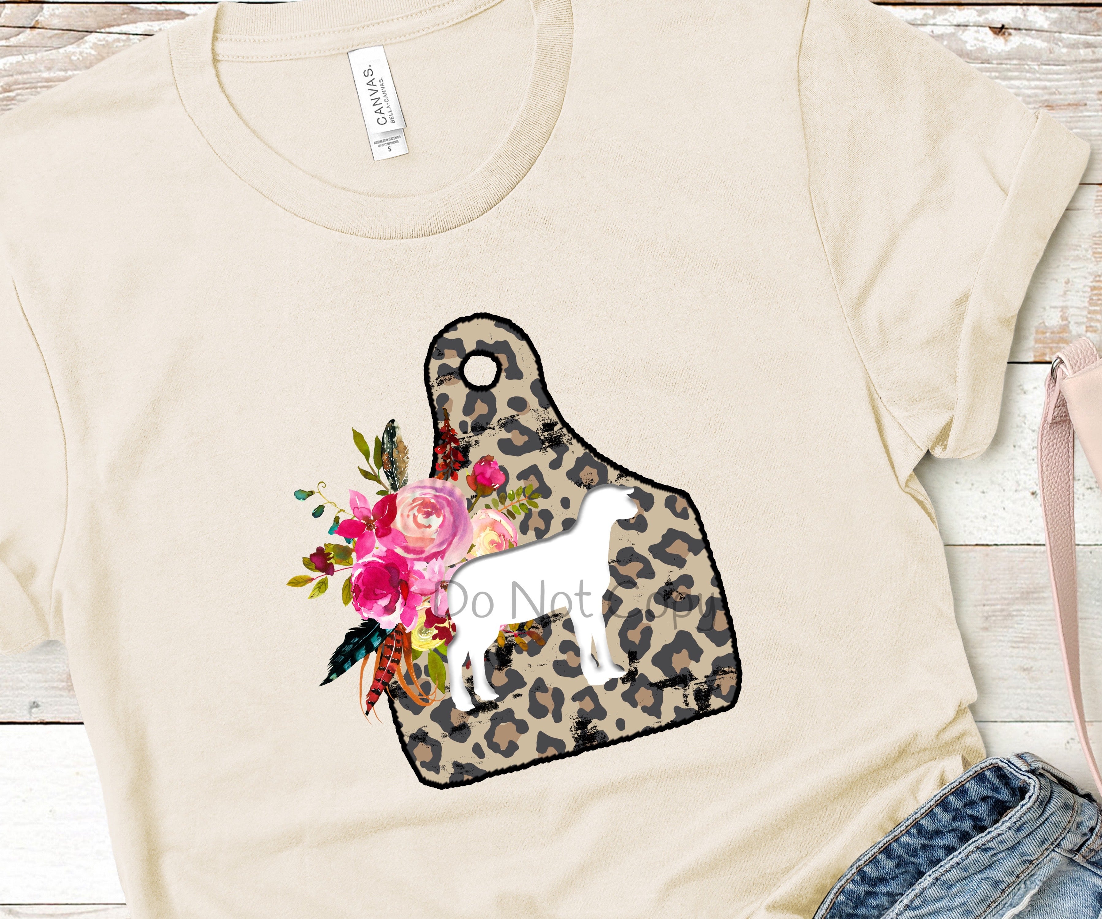 Leopard tag show goat-DTF – ABIDesignstore